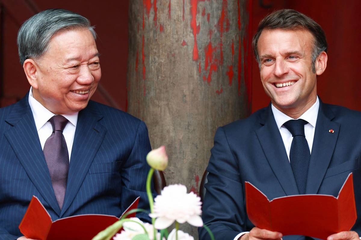 Macron calls for world order during Vietnam trip