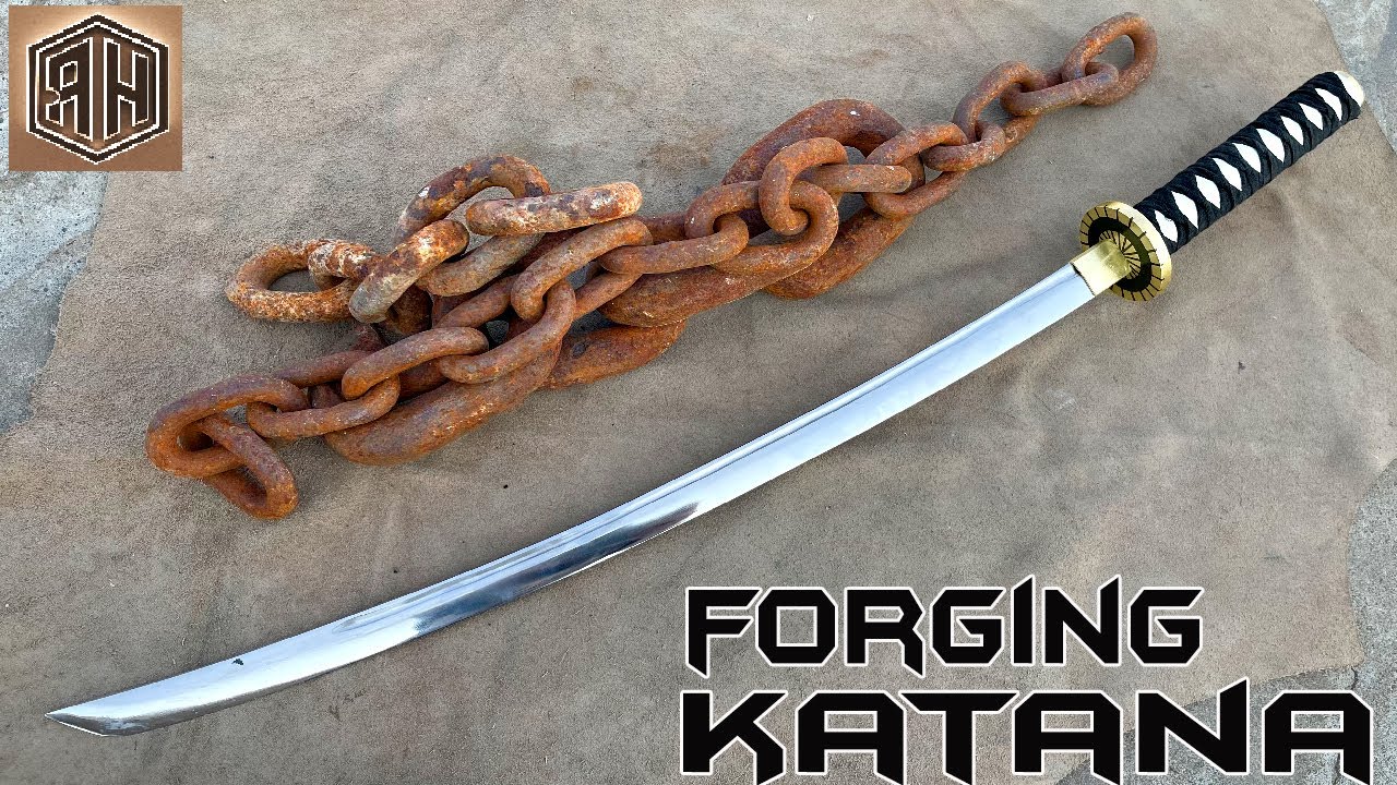 Forging a katana from rusted chain