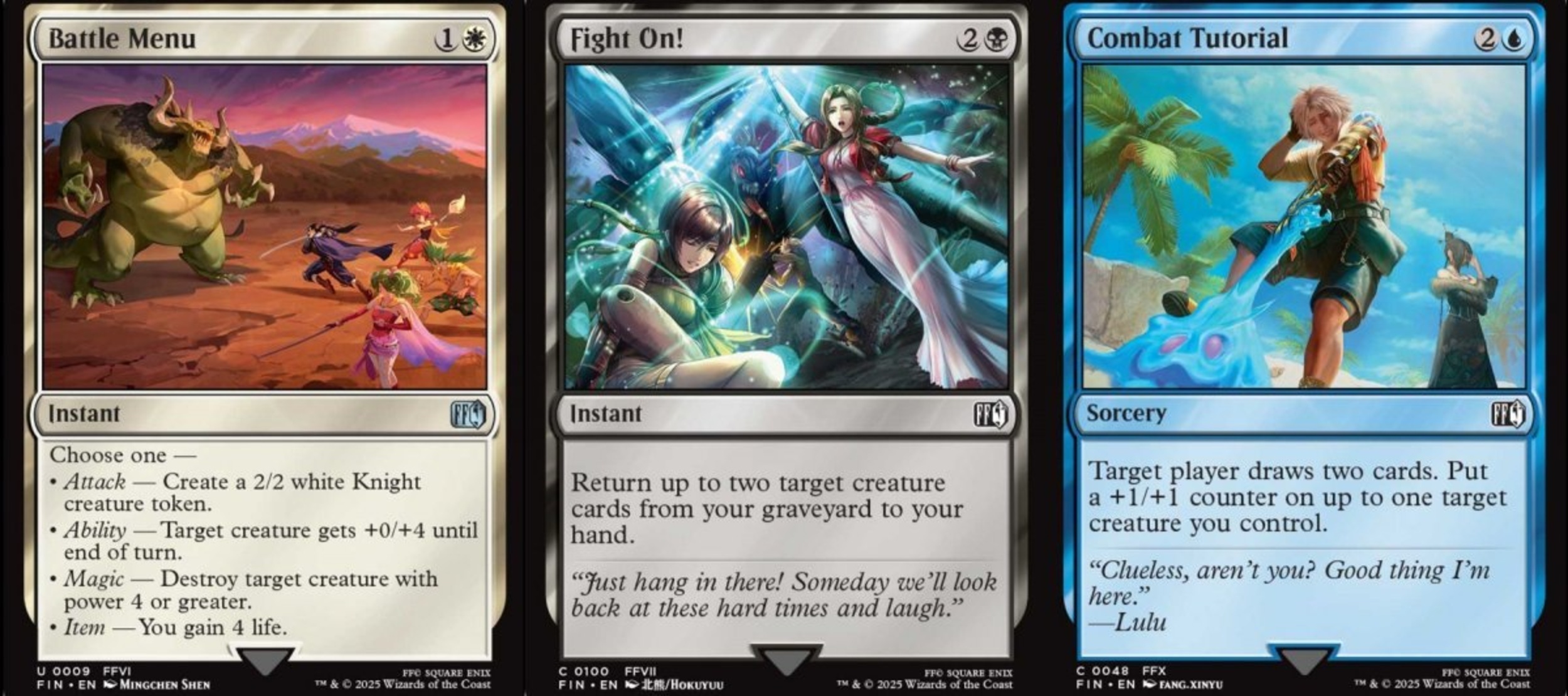 MAGIC: THE GATHERING Reveals 3 New FINAL FANTASY Cards (Exclusive)