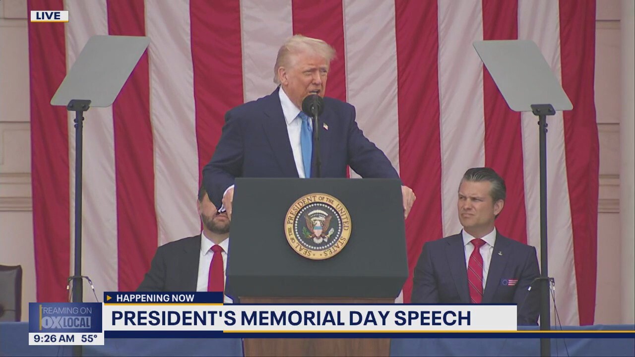 President Trump's Memorial Day Speech at Arlington Cemetery