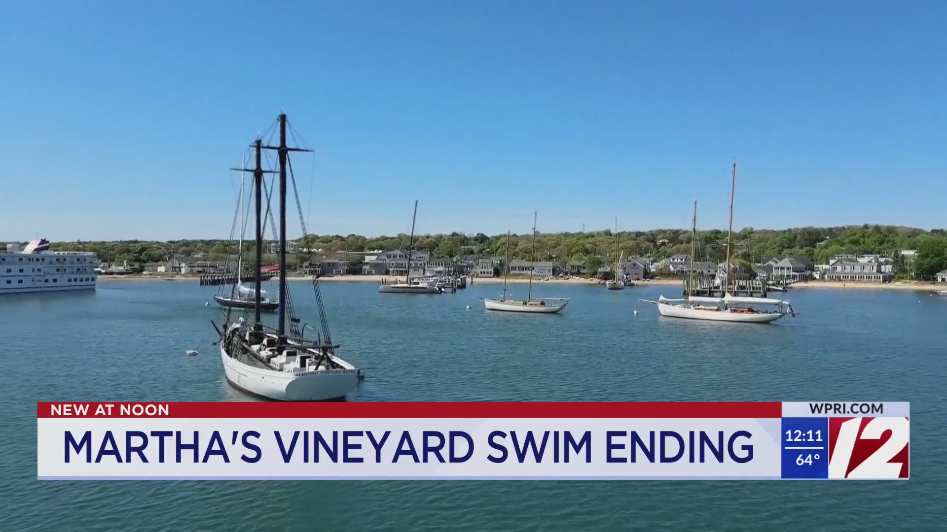 Man to complete 62-mile swim around Martha's Vineyard