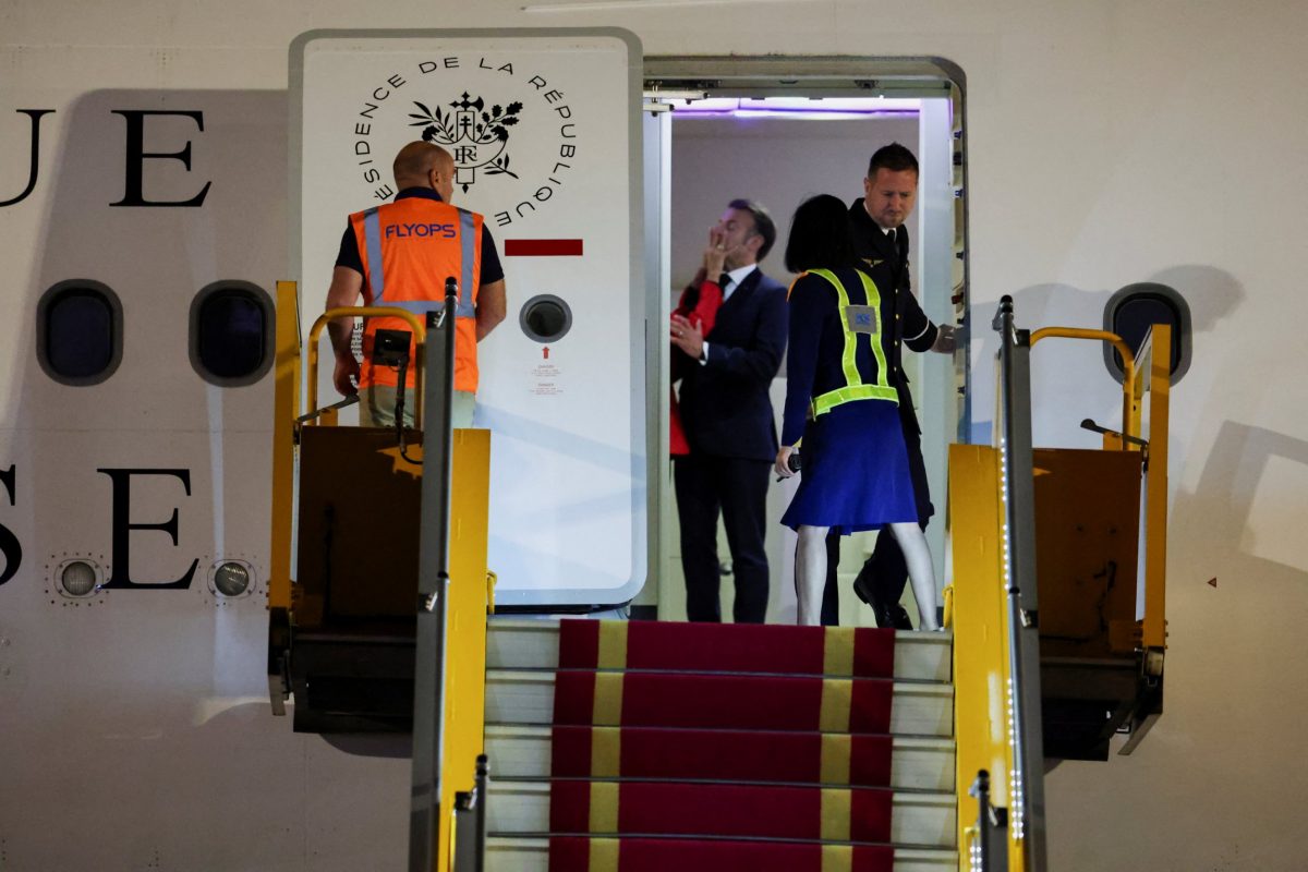 Macron claims video of wife Brigitte ‘slapping’ him was ‘just a joke’