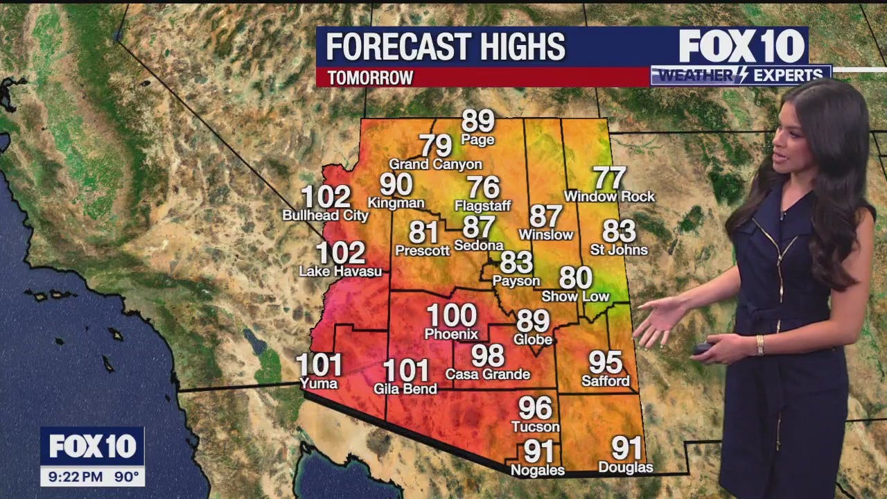 Arizona weather forecast: Warm Memorial Day in Phoenix