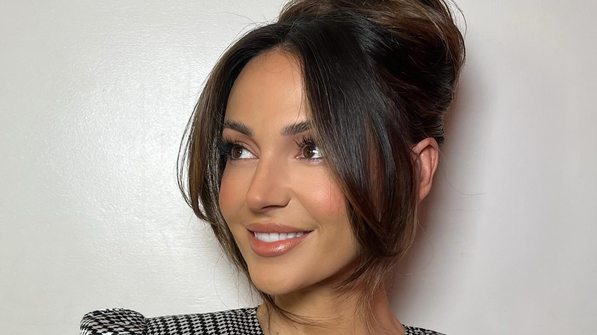 Michelle Keegan's baby Palma clutches mother's hand - in matching ...