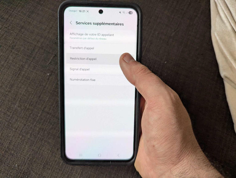 Comment activer la restriction d’appel sur Android