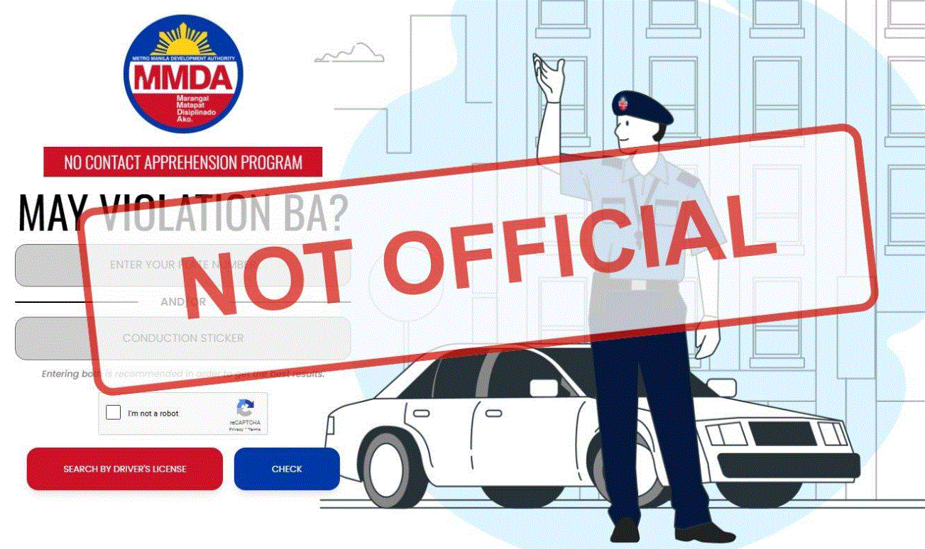 MMDA warns vs. fake link for NCAP violators
