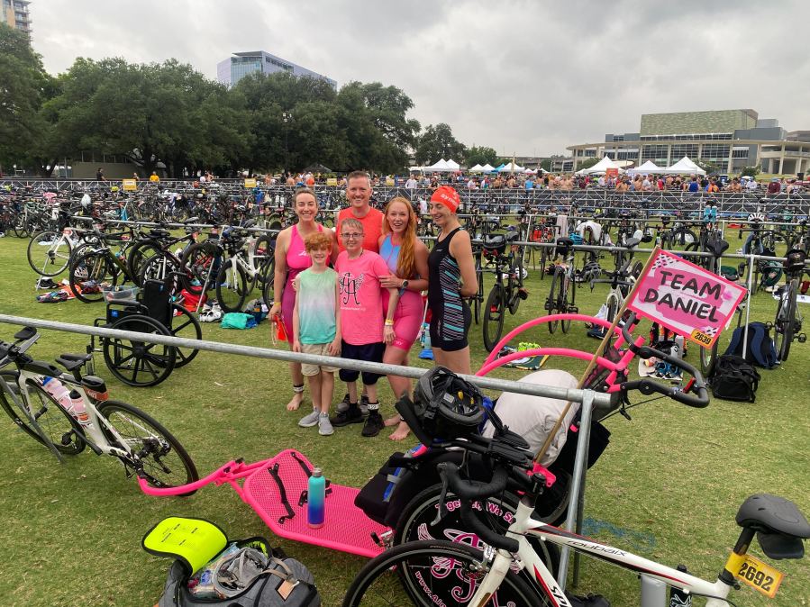 Brother and sister’s bond unbreakable on the CapTex Tri course