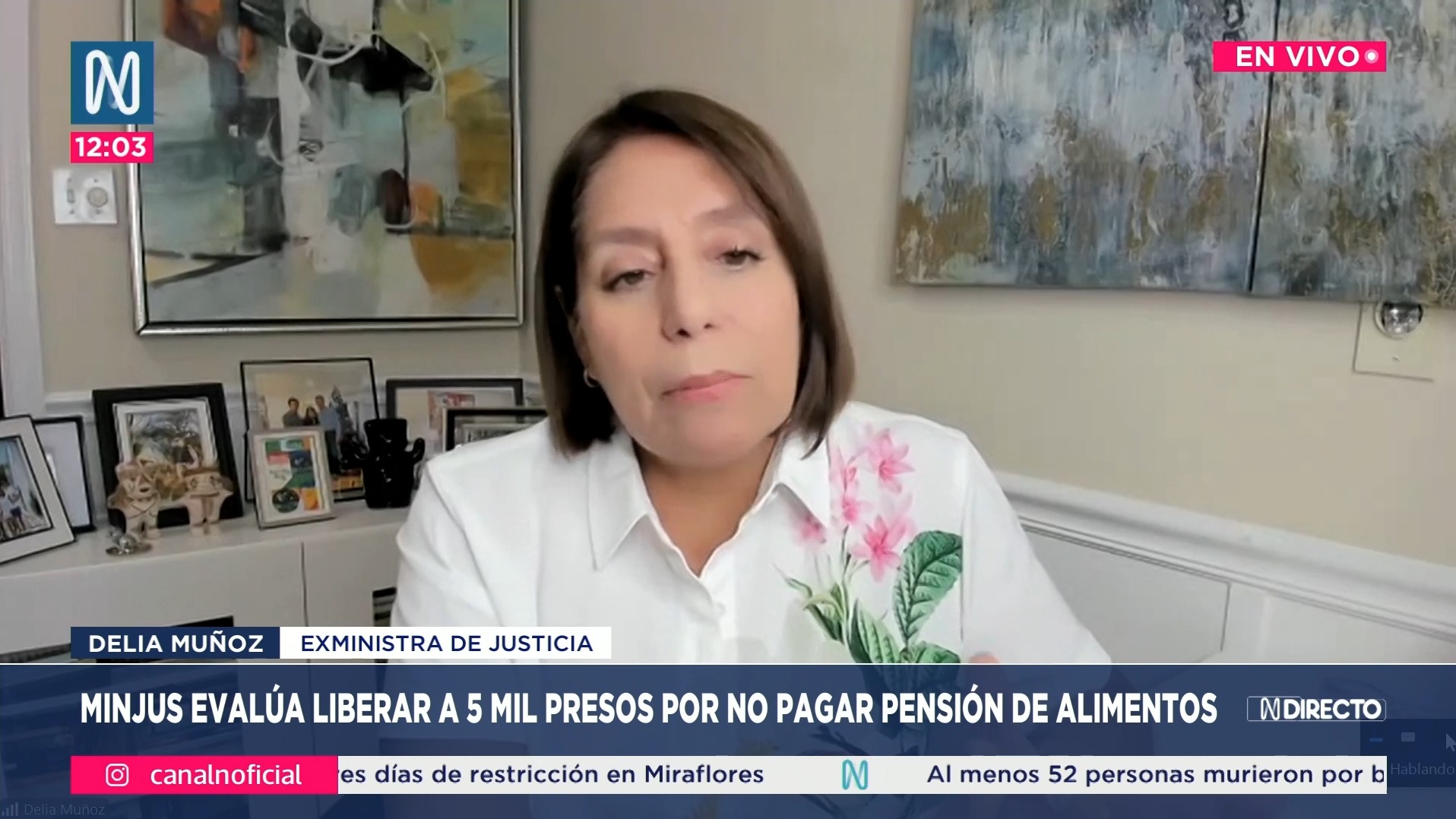 Delia Muñoz: Excarcelar por pensión no resolverá el hacinamiento