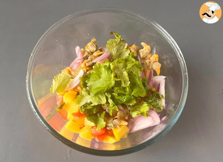 Ceviche med konserverade hjärtmusslor