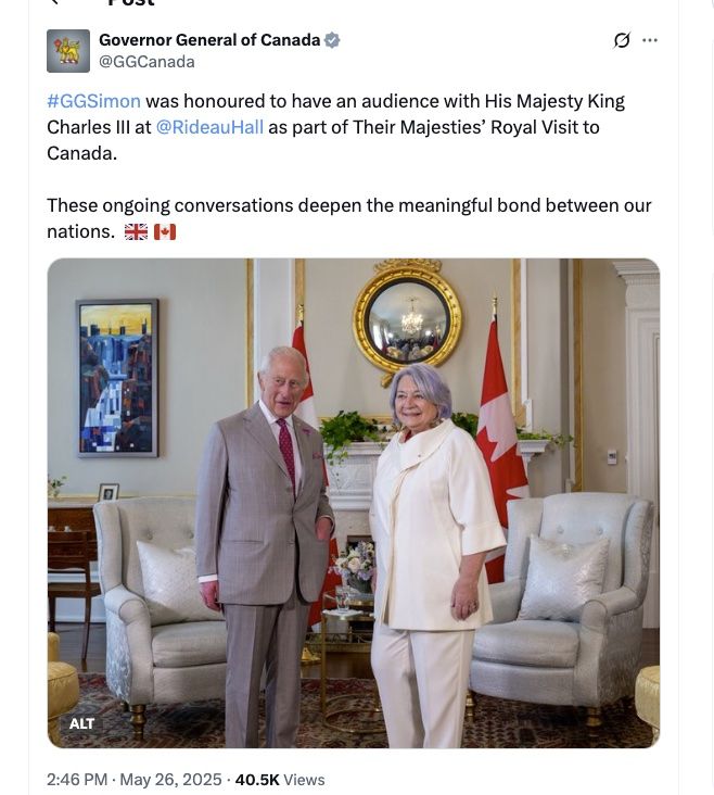 Carson Jerema: The Governor General just undermined the King of Canada