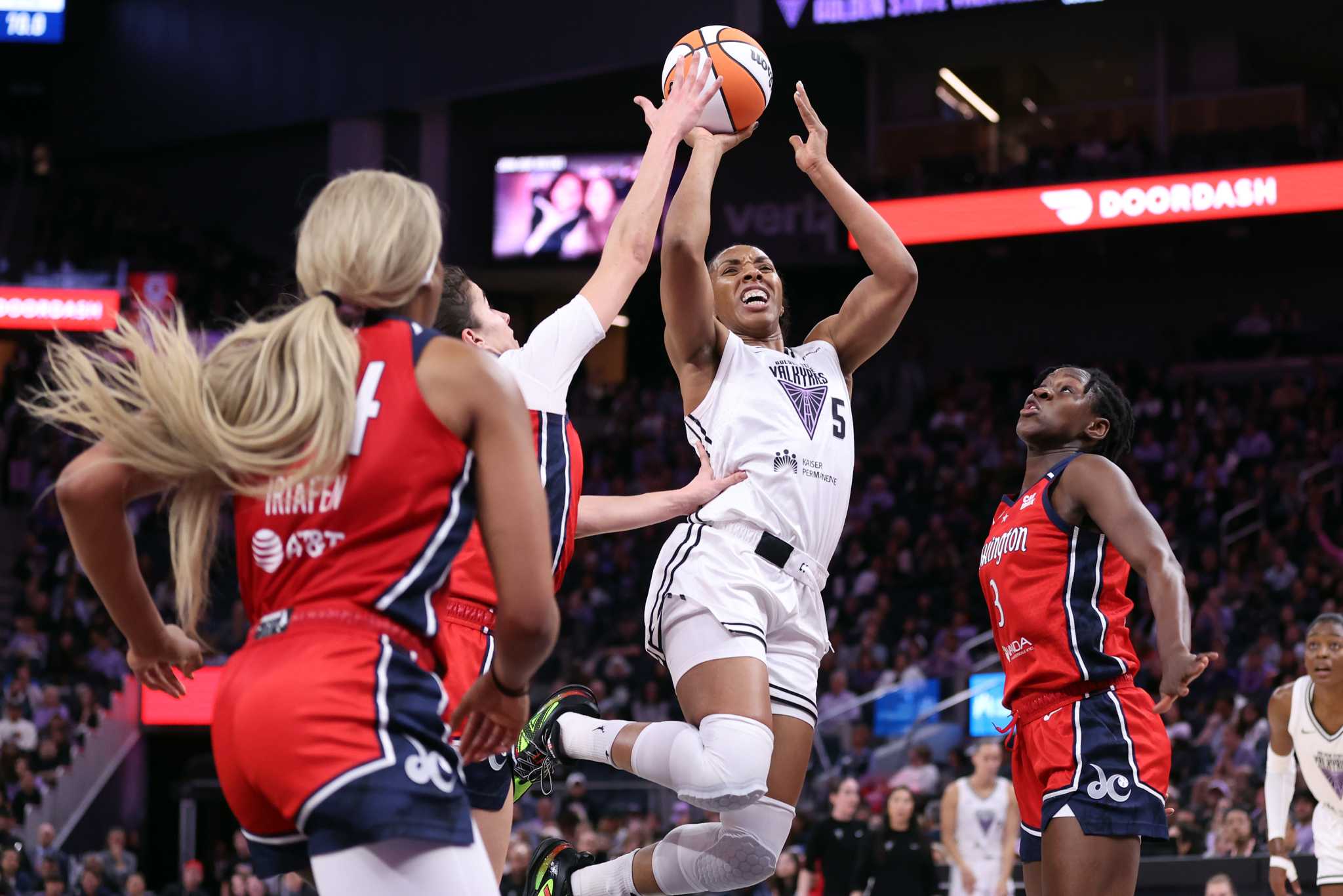 Valkyries’ Kayla Thornton returns to site of her greatest WNBA success
