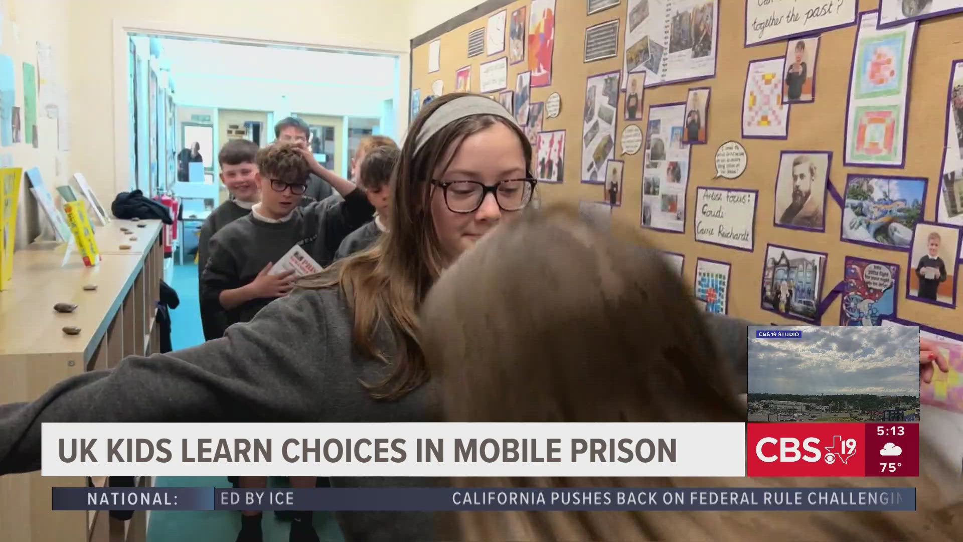 UK kids learn choices in mobile prison