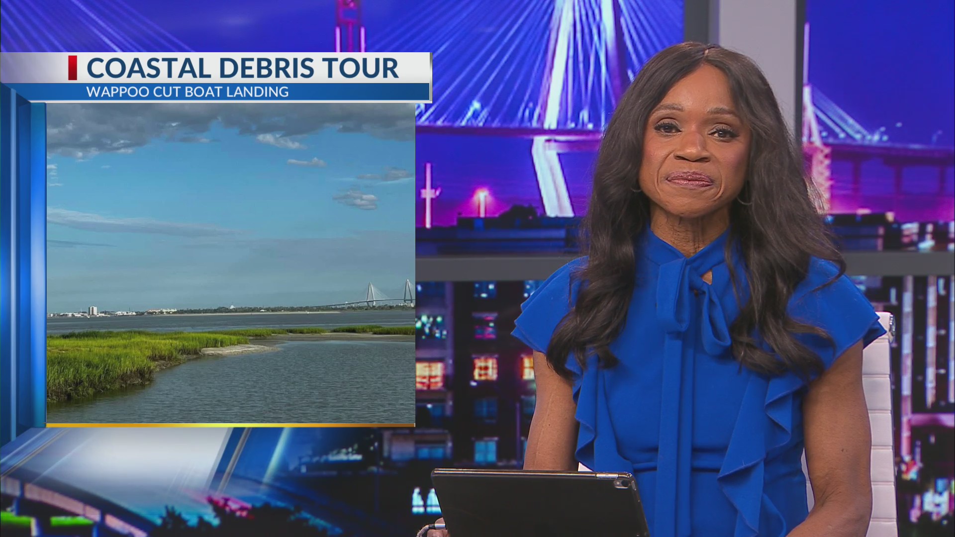 Rep. Nancy Mace taking coastal debris starting at Wappoo Cut boat landing