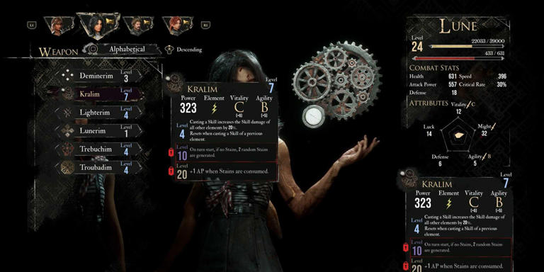 Clair Obscur: Expedition 33: Best Weapons For Lune
