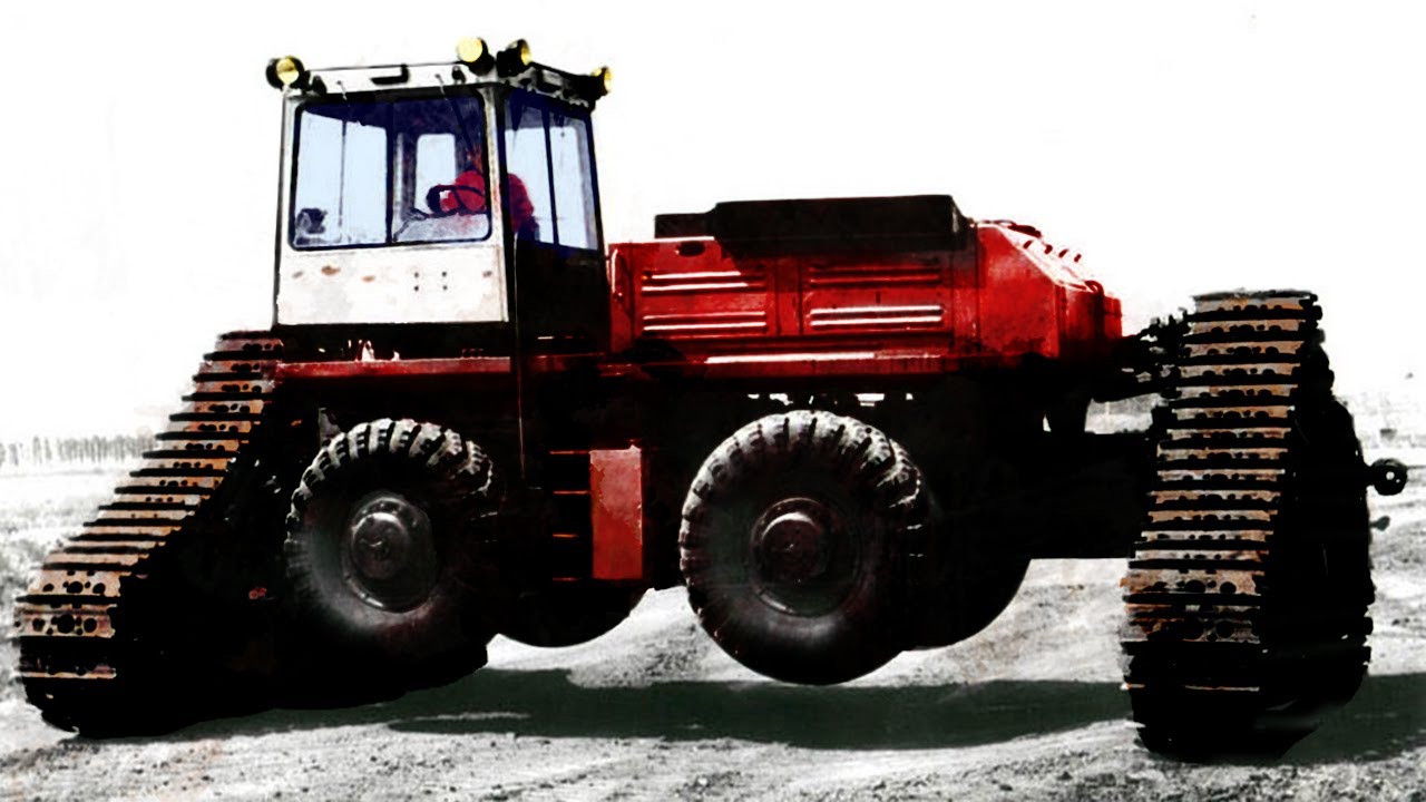 The Bizarre Soviet TET-1000 Transforming Tractor