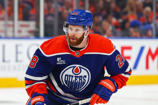 Oilers' Brown a game-time decision in Game 1 due to illness