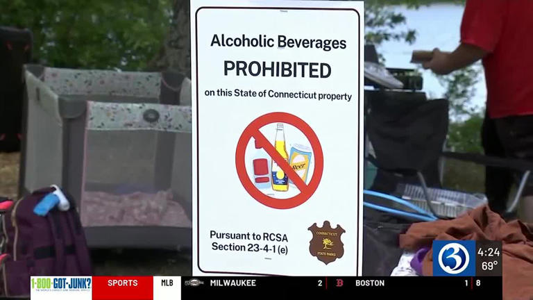 Temporary alcohol ban announced for nine state parks