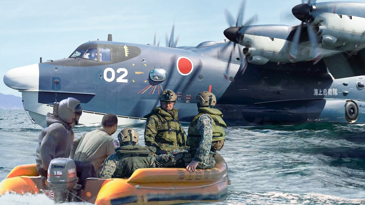Japan's $160 million ShinMaywa US-2 seaplane undergoes testing in the US
