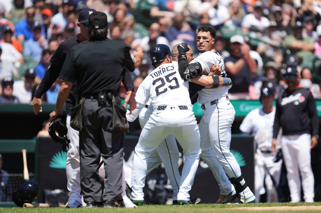 Tigers’ Javier Baez loses it on umpire in wild ejection scene: ‘I’m not ...
