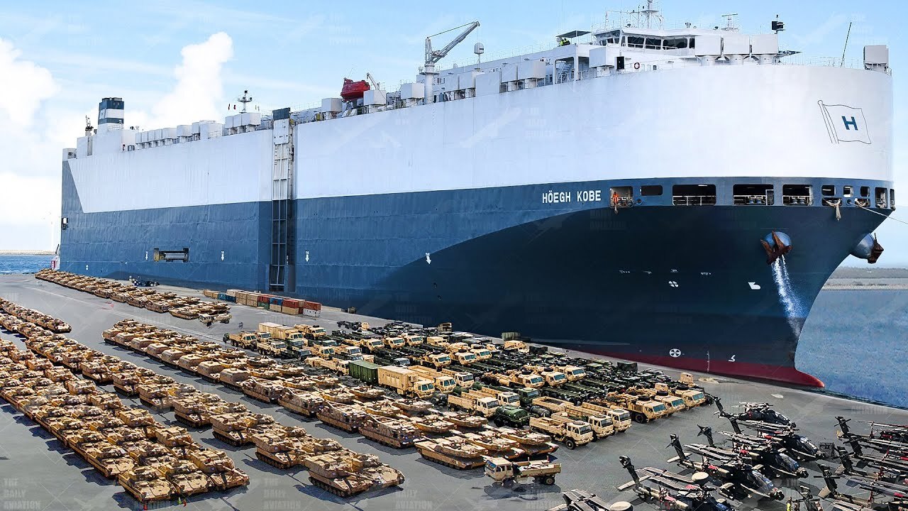 US Insane Logistic Operation to Move Billion $ Worth of Army Vehicles ...