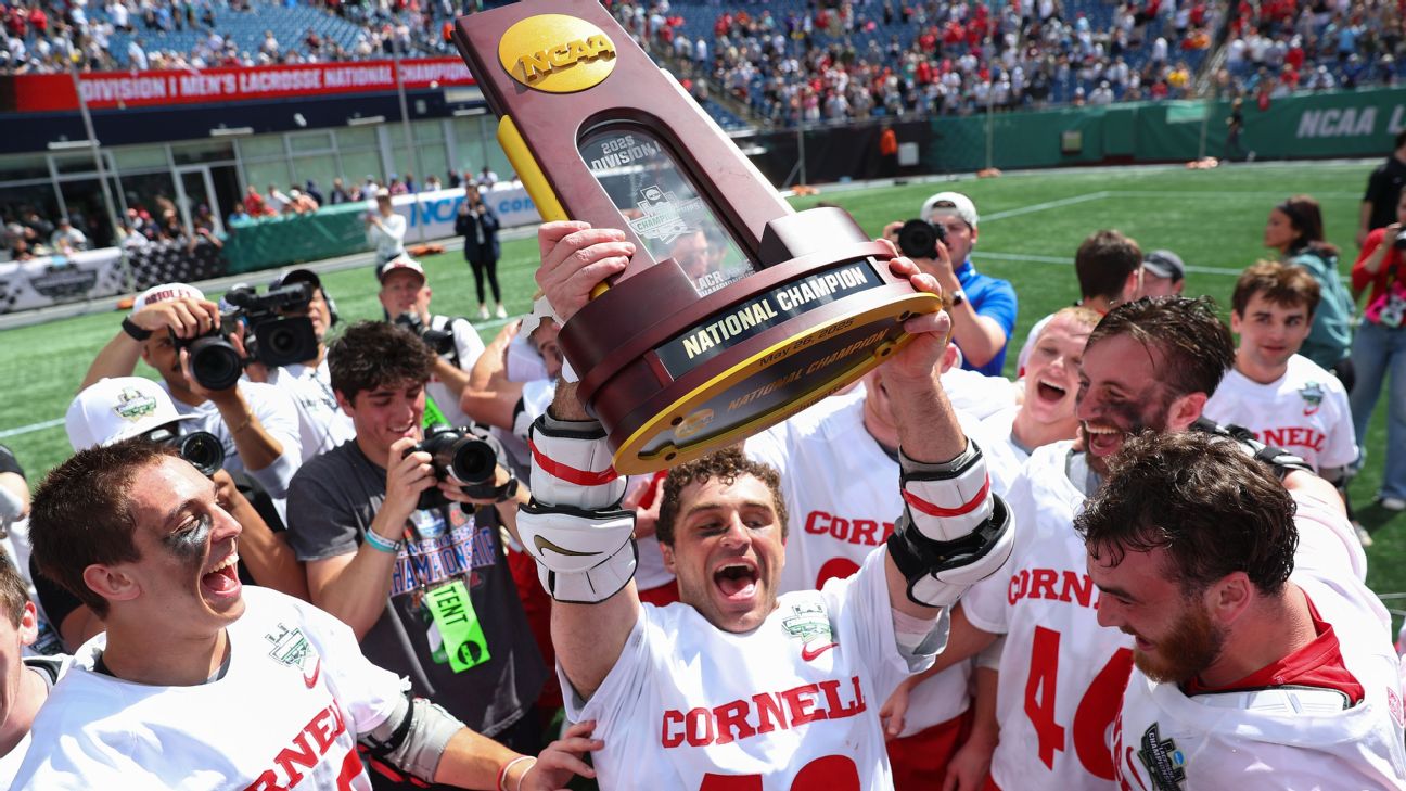Cornell tops Maryland for first NCAA lacrosse title since 1977