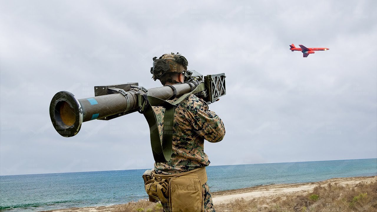 US Marine uses powerful MANPADS to hit super fast drone target