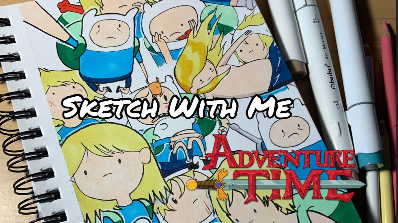 Chill Sketchbook Session! Drawing Finn Adventure Time!