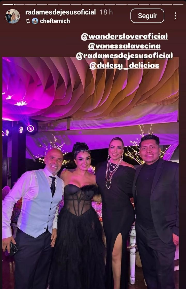 La emotiva celebración de los XV años de Radha, hija de La Wanders ...