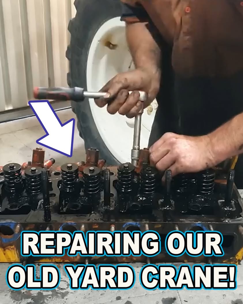 The Restoration of Our Timeless Yard Crane 🚜