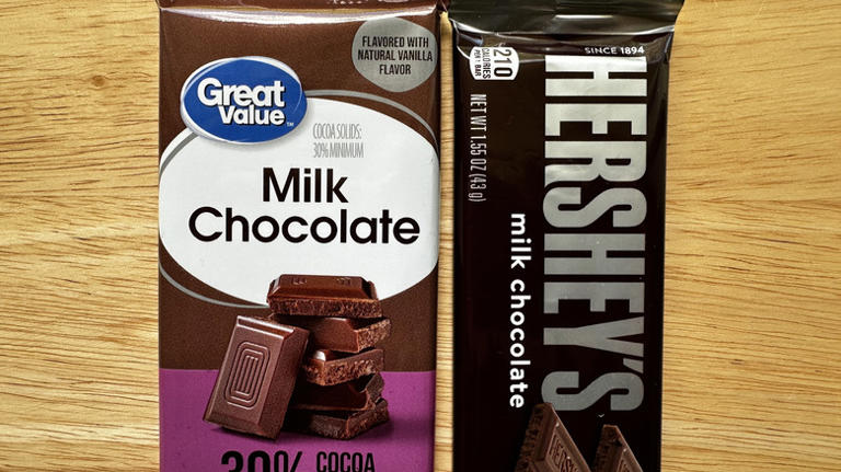 How Walmart's Great Value Chocolate Bars Compare To The Name Brands