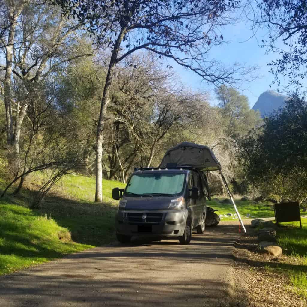 Potwisha Campground in Sequoia National Park