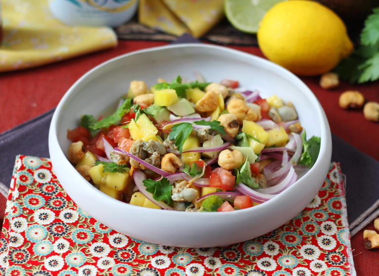 Ceviche med konserverade hjärtmusslor