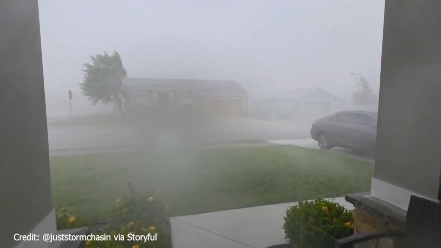 VIDEO: Severe winds, hailstorm rip through Lakeland and surrounding area