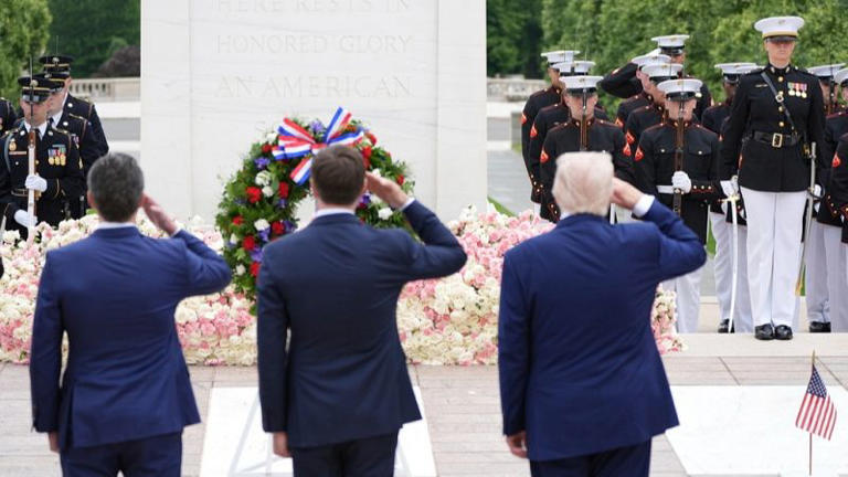Trump honours veterans and fallen soldiers in Memorial Day ceremony