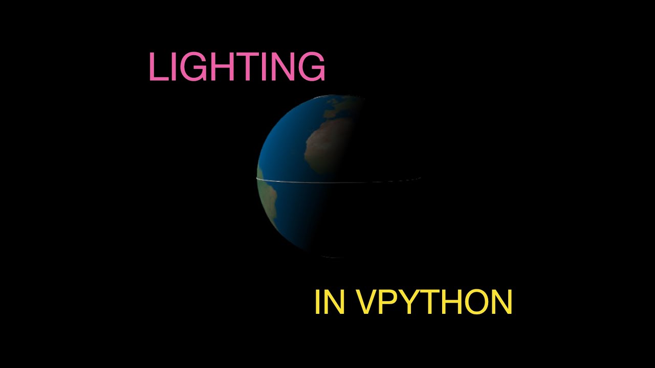 Python Physics; Making Sunlight in Web VPython