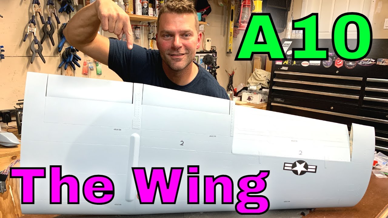 Giant Scale A-10 Tank Buster Build Continues - Aileron, Speed Brake ...