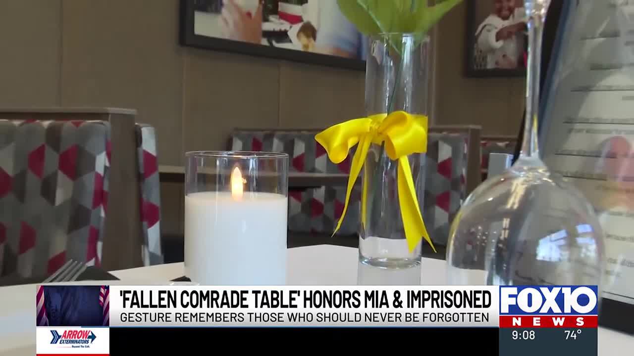 Memorial Day fallen comrade table