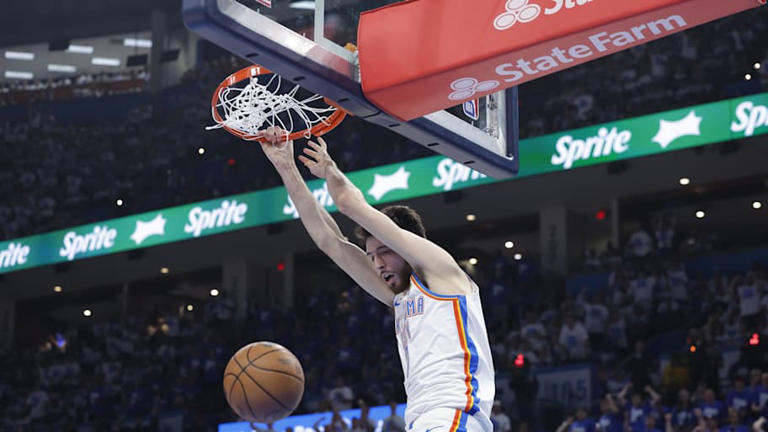 Chet Holmgren's Dunk Went Viral In Thunder-Timberwolves Game