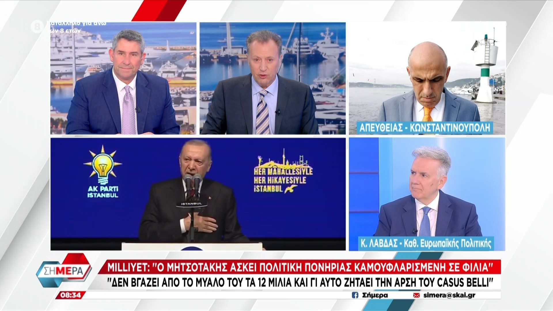Κ. Λάβδας: Ο Ερντογάν είναι ακραίος στον πολιτικό ισλαμισμό του αλλά ...
