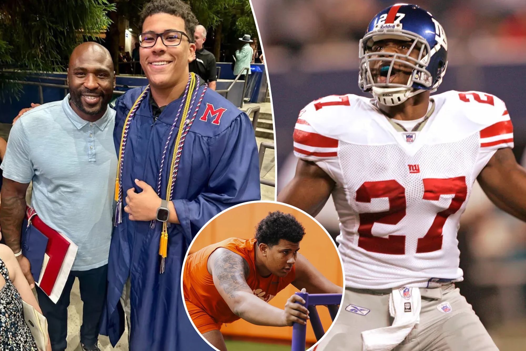 Former Giant Brandon Jacobs’ son shocks fans in photo towering over his ...