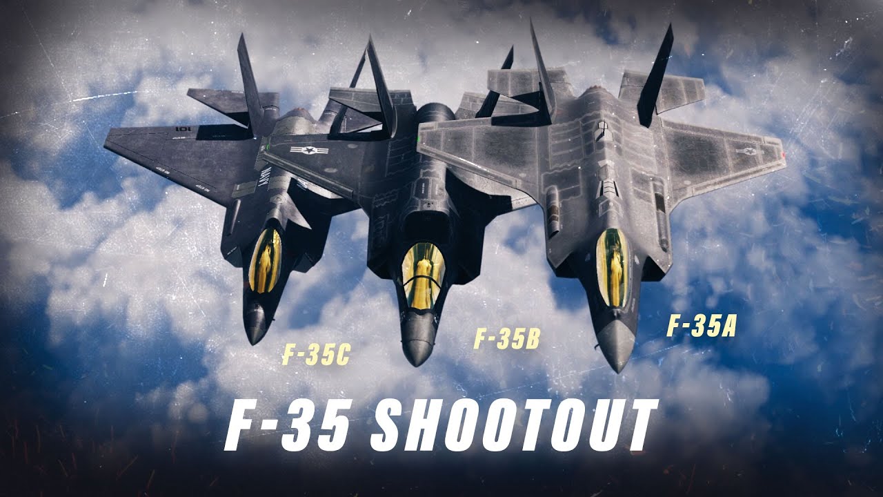 Comparing the variants of the Lockheed Martin F-35 Lightning II