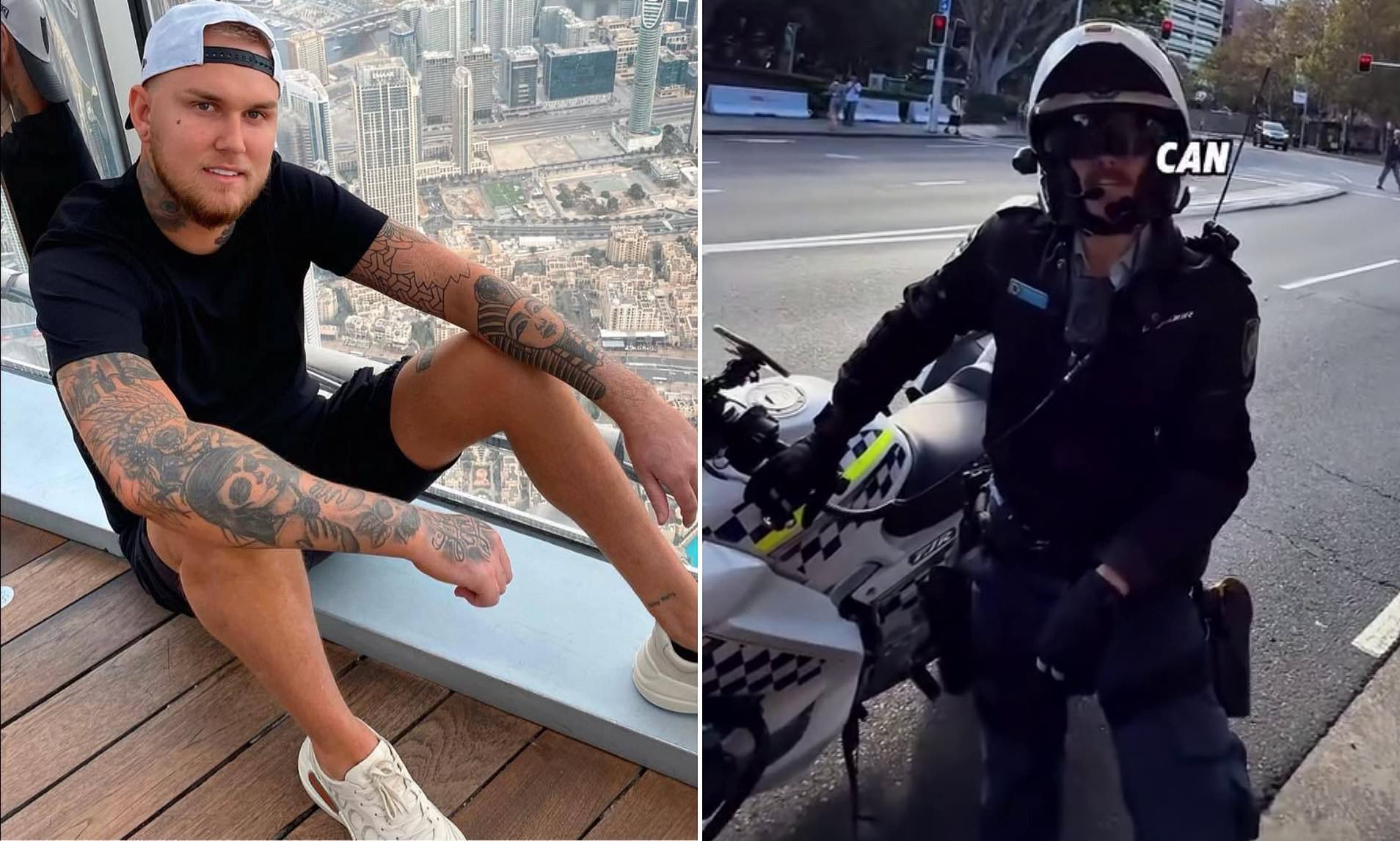 Luke was fined for jaywalking after he was caught by a cop... but some ...