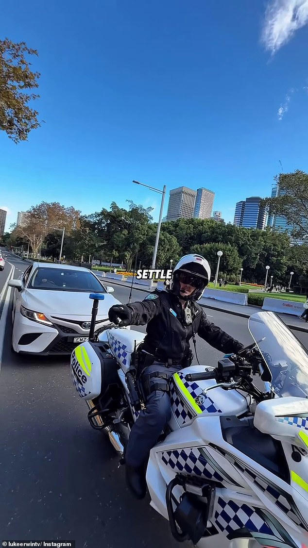 Luke was fined for jaywalking after he was caught by a cop... but some ...