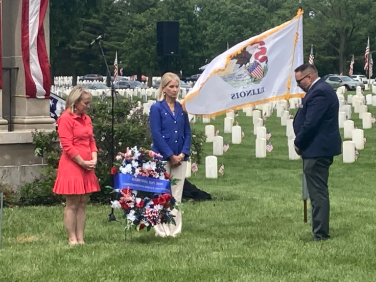 ‘Every stone here is a story’: Fallen veterans honored at Camp Butler ...