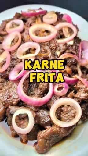 Karne Frita: Ilonggo Fried Meat Recipe
