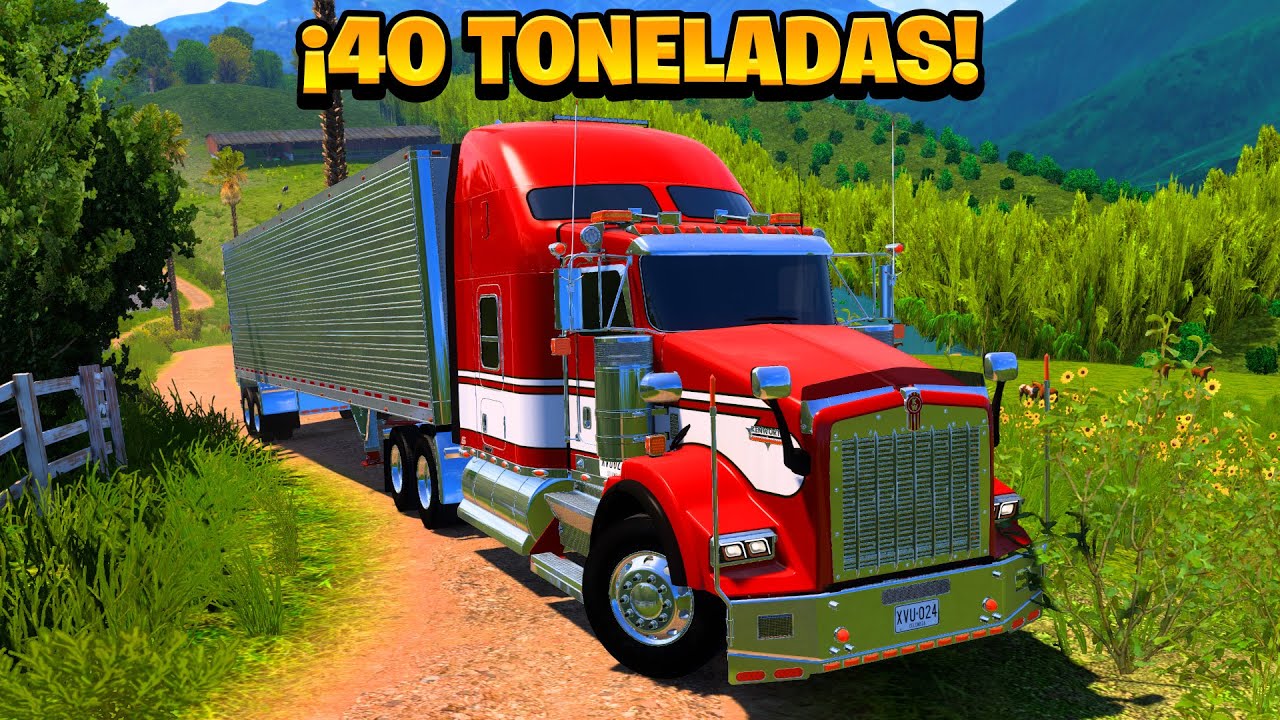¡Mula Patinando Saliendo De La Finca Con 40 Toneladas! | American Truck ...