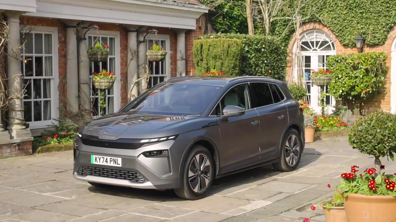 2025 Skoda Elroq Design Preview in Graphite Grey Metallic