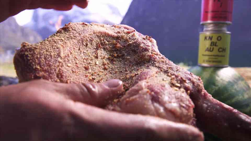 What’s Hidden Inside This Fire-Roasted Watermelon🔥