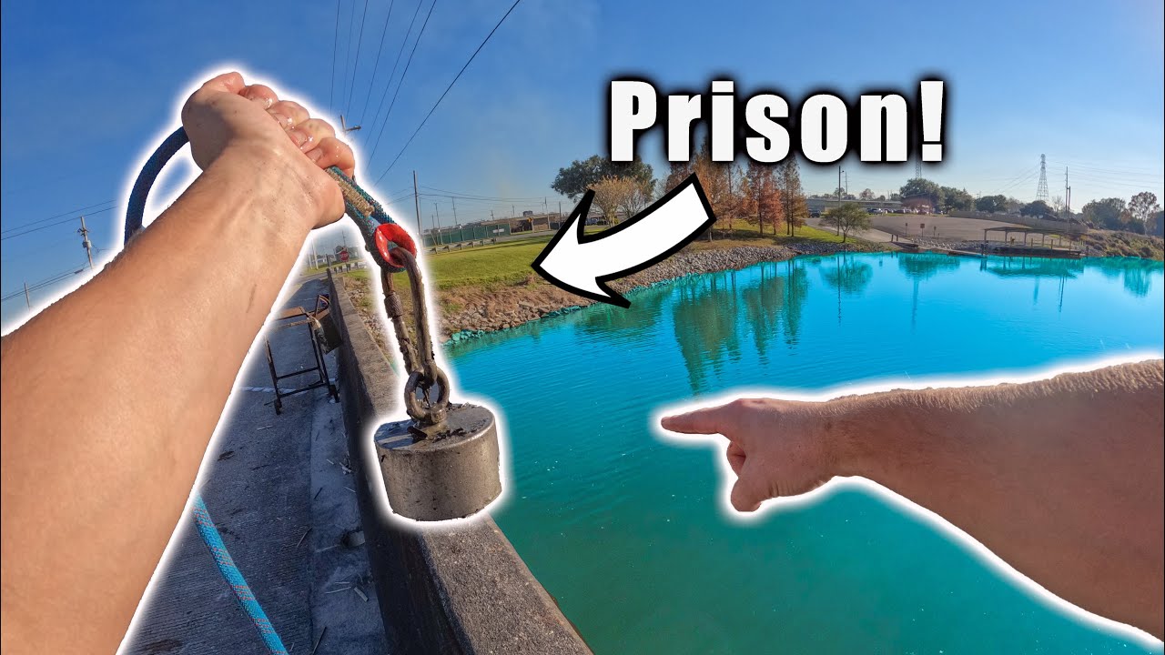 Fishing for Metal Near a Prison Fence - What Could Go Wrong?