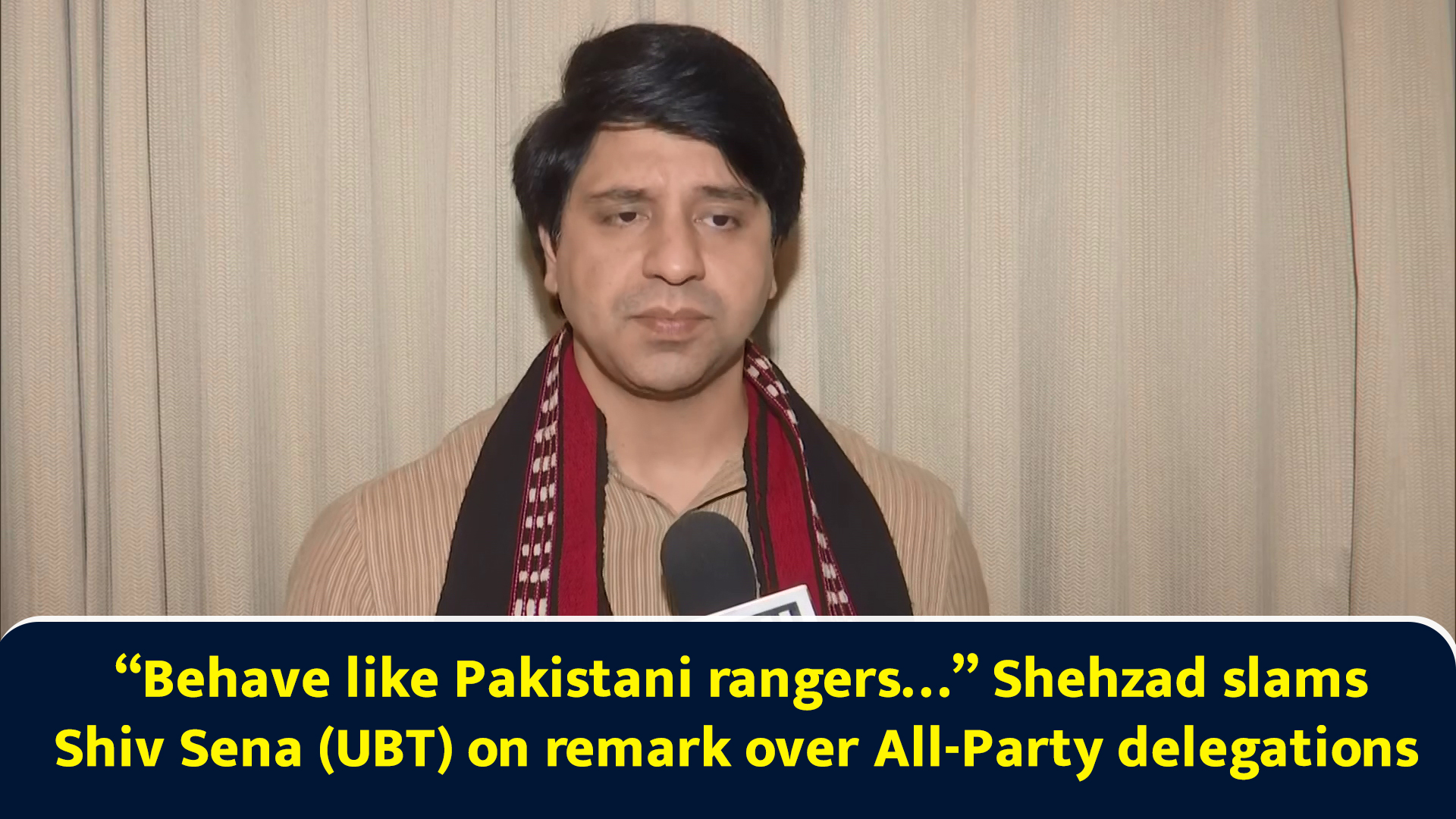 “Behave like Pakistani rangers…” Shehzad slams Shiv Sena (UBT) on ...
